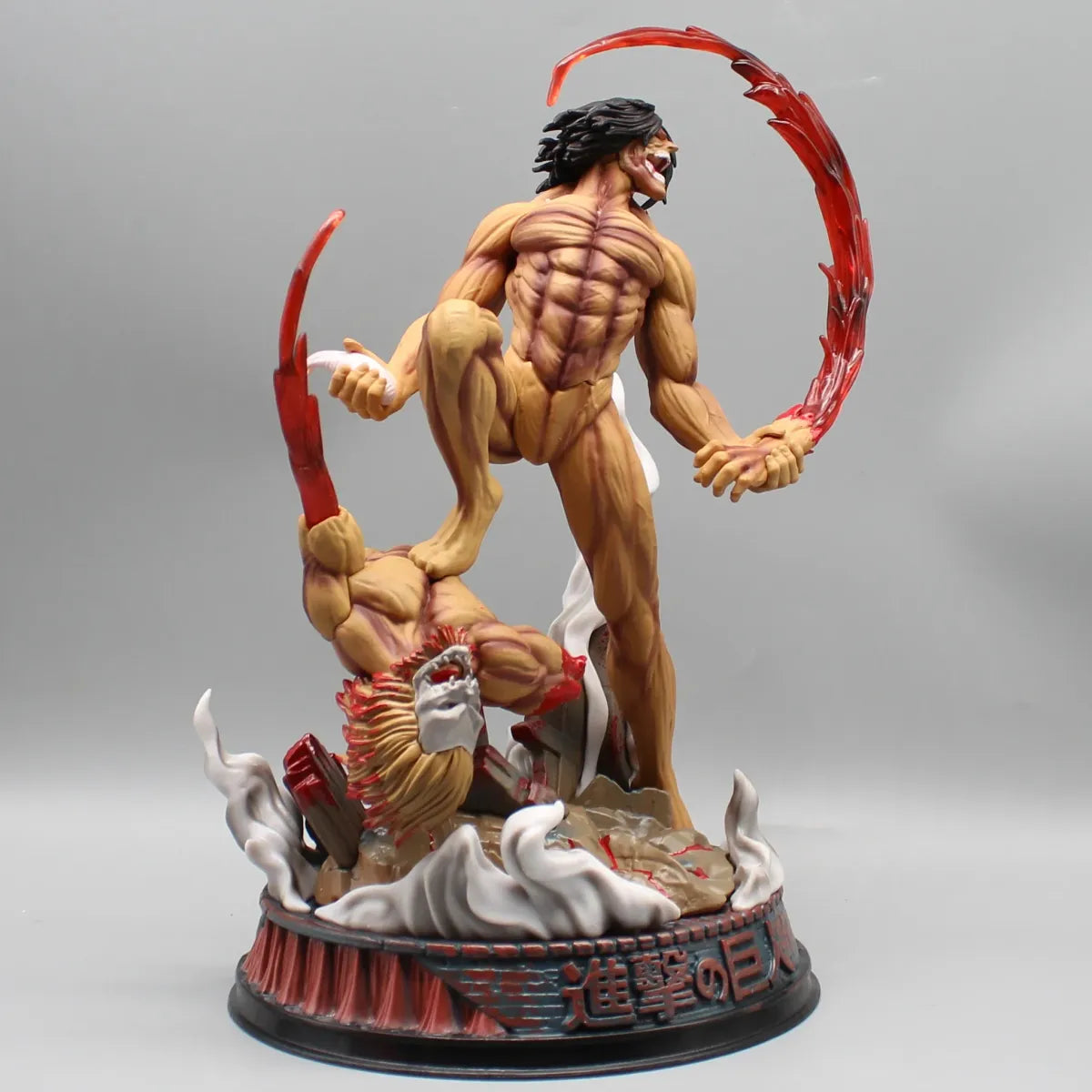 Attack on Titan Eren Jaeger Figure 29cm - PVC Armored Titan Statue For ...