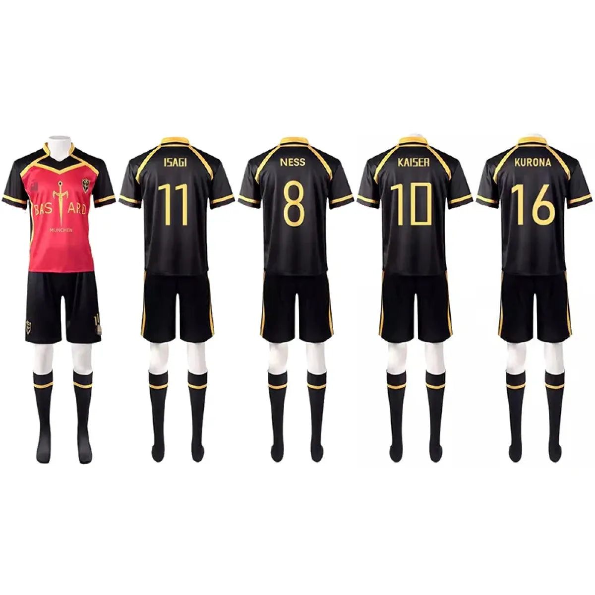 Blue Lock Bastard München Cosplay Jersey Set for Anime – Kawaii Stop