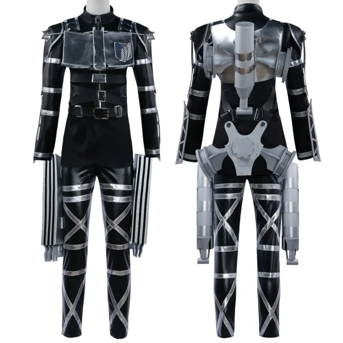 Mikasa Levi titan cosplay set faux leather finish – Kawaii Stop