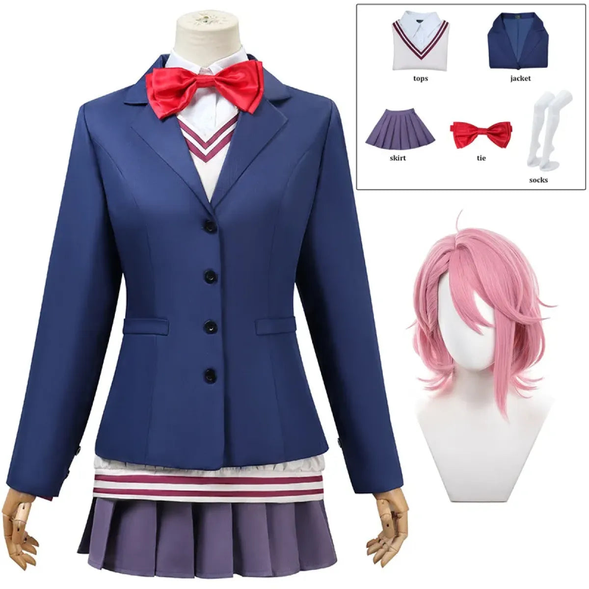 Aira Shiratori Dan Da Dan School Uniform Cosplay at – Kawaii Stop
