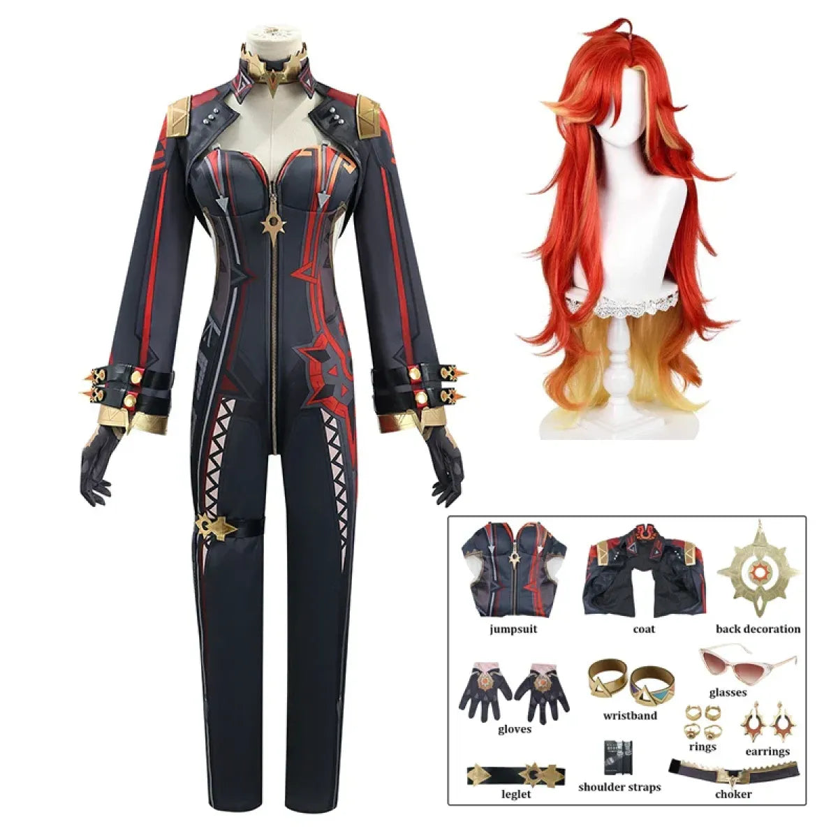 Mavuika Genshin Impact Cosplay Costume Set for – Kawaii Stop