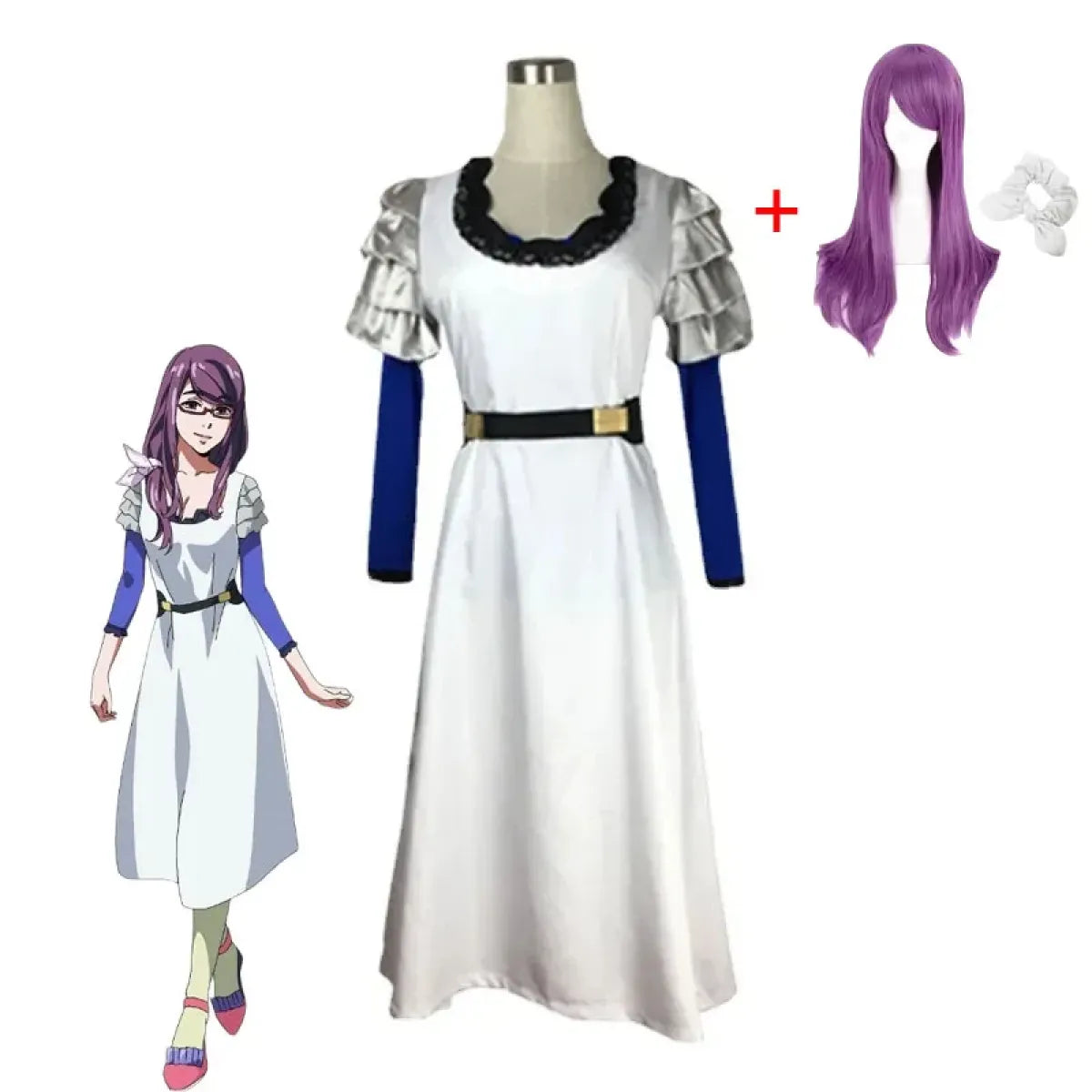 Kamishiro Rize Anime Cosplay Costume Set for – Kawaii Stop