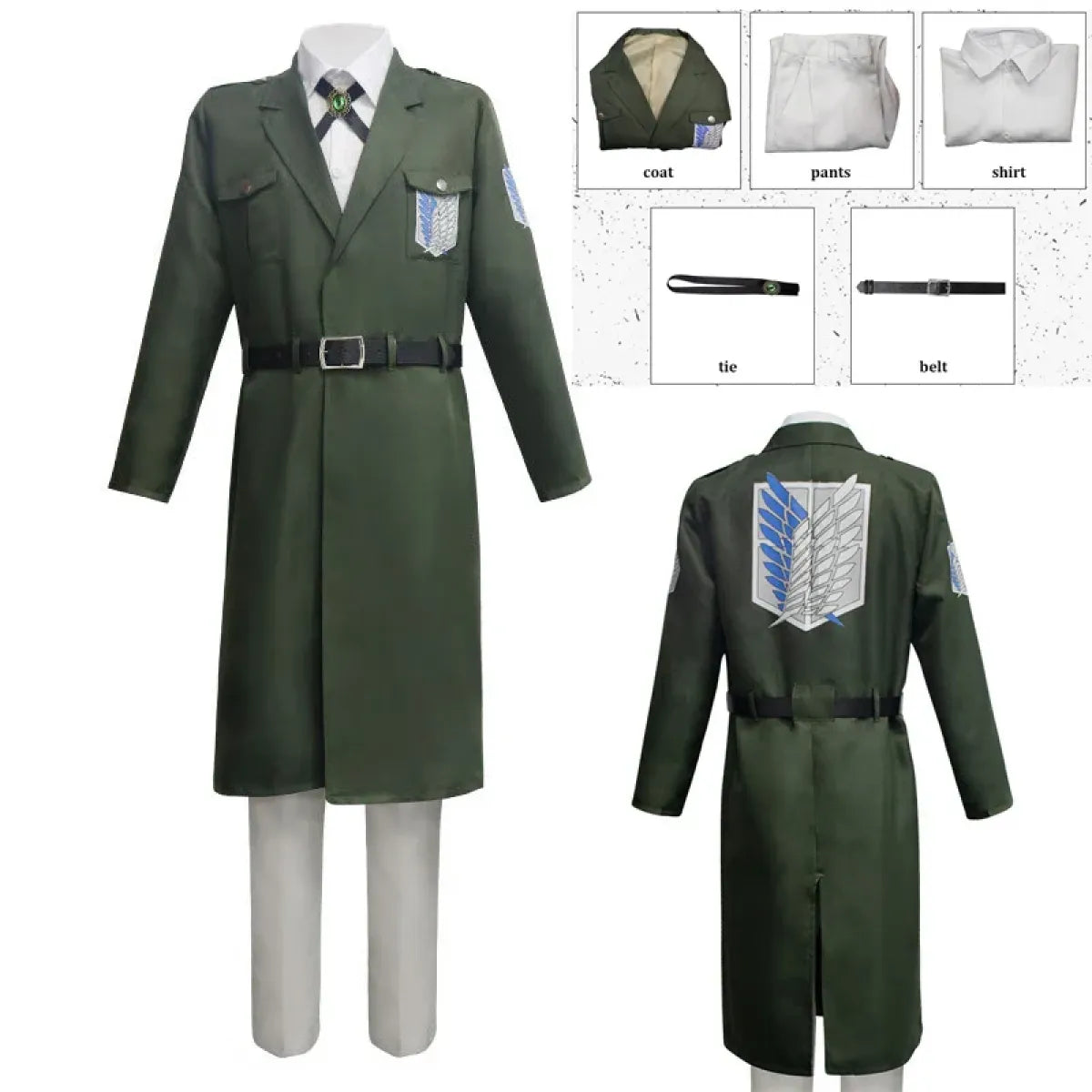 Attack on Titan Scout Regiment Cosplay Uniform Set – Kawaii Stop
