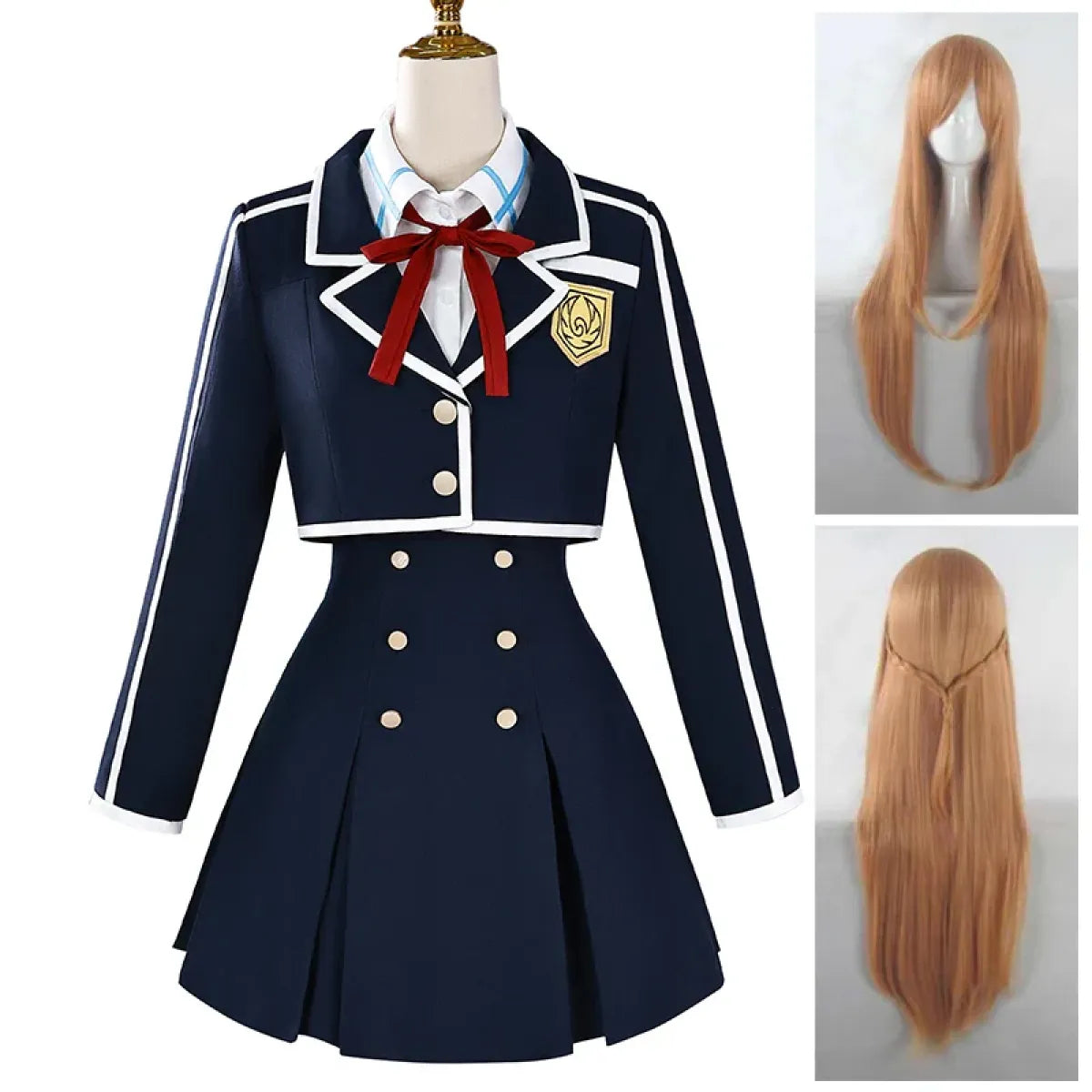 Yuuki Asuna School Uniform Cosplay Set for SAO Fans – Kawaii Stop