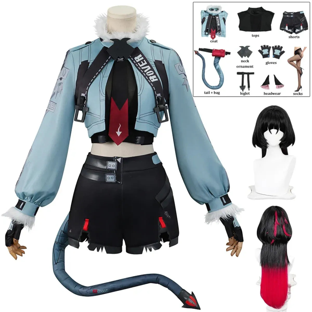 Jane Doe Zenless Zone Zero Cosplay Costume Set for Fans – Kawaii Stop